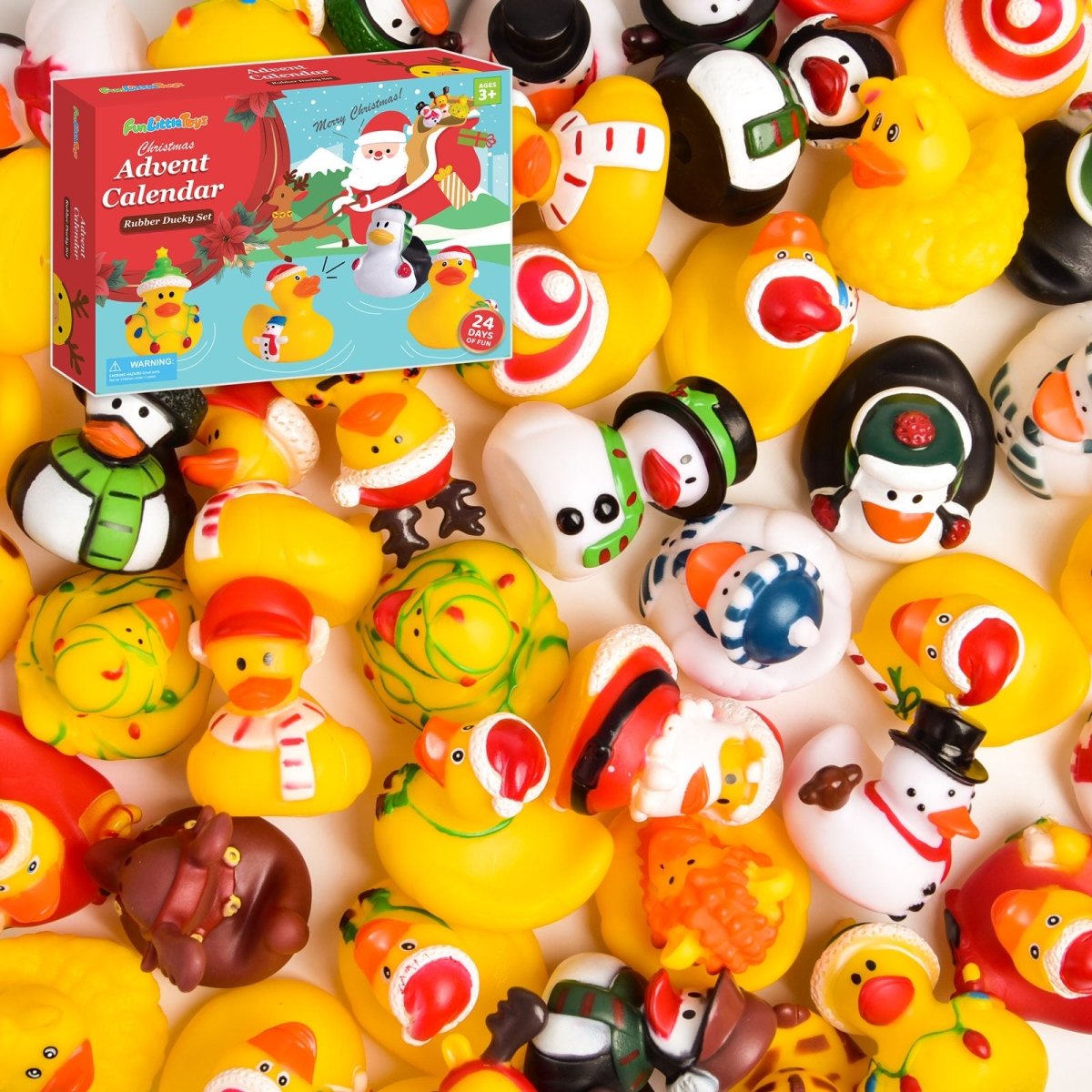 Christmas Rubber Ducks Advent Calendar - Wholesale | Fun Little Toys Business – funlittletoys
