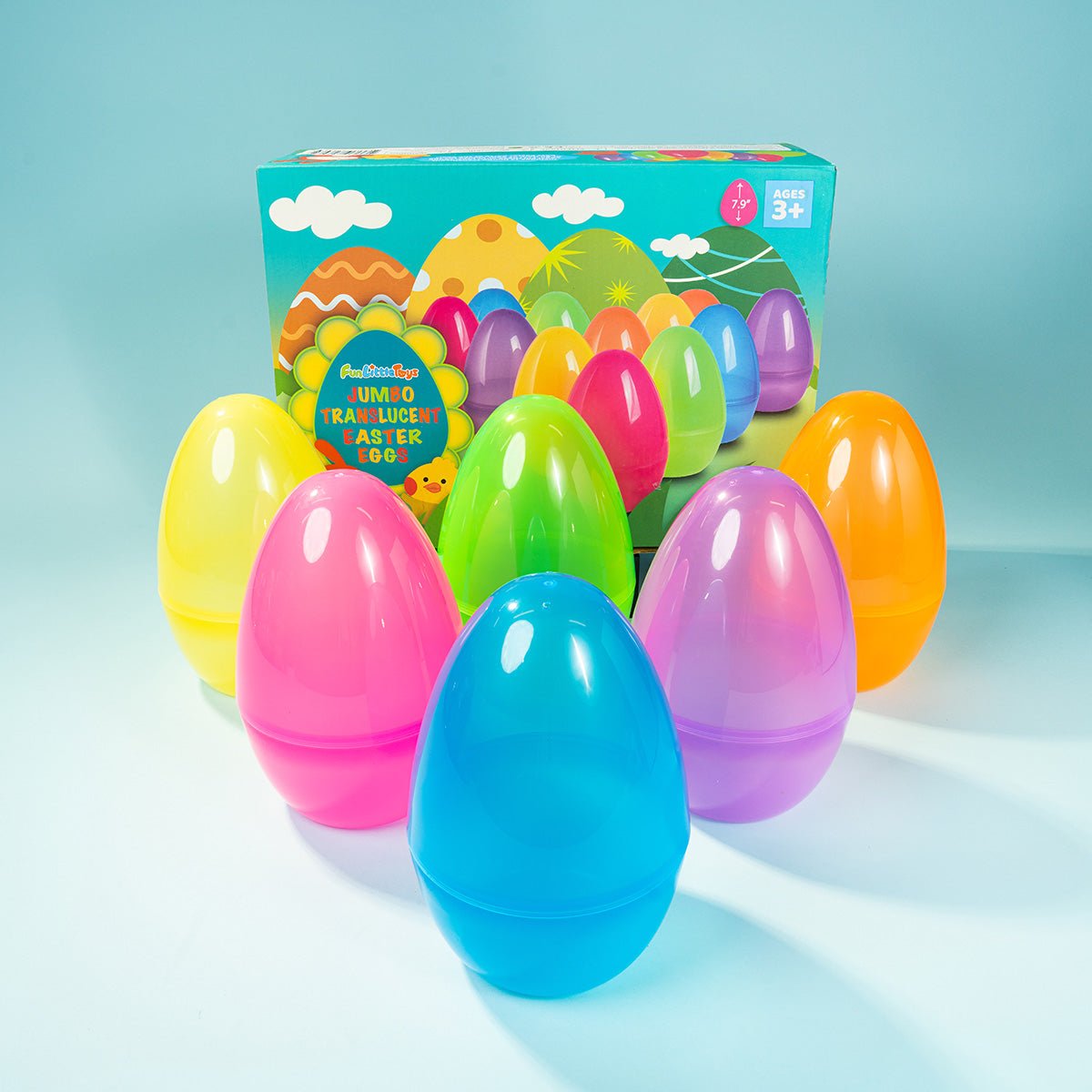 Jumbo Easter Eggs Bulk 12 Pcs - Wholesale | Fun Little Toys Business ...