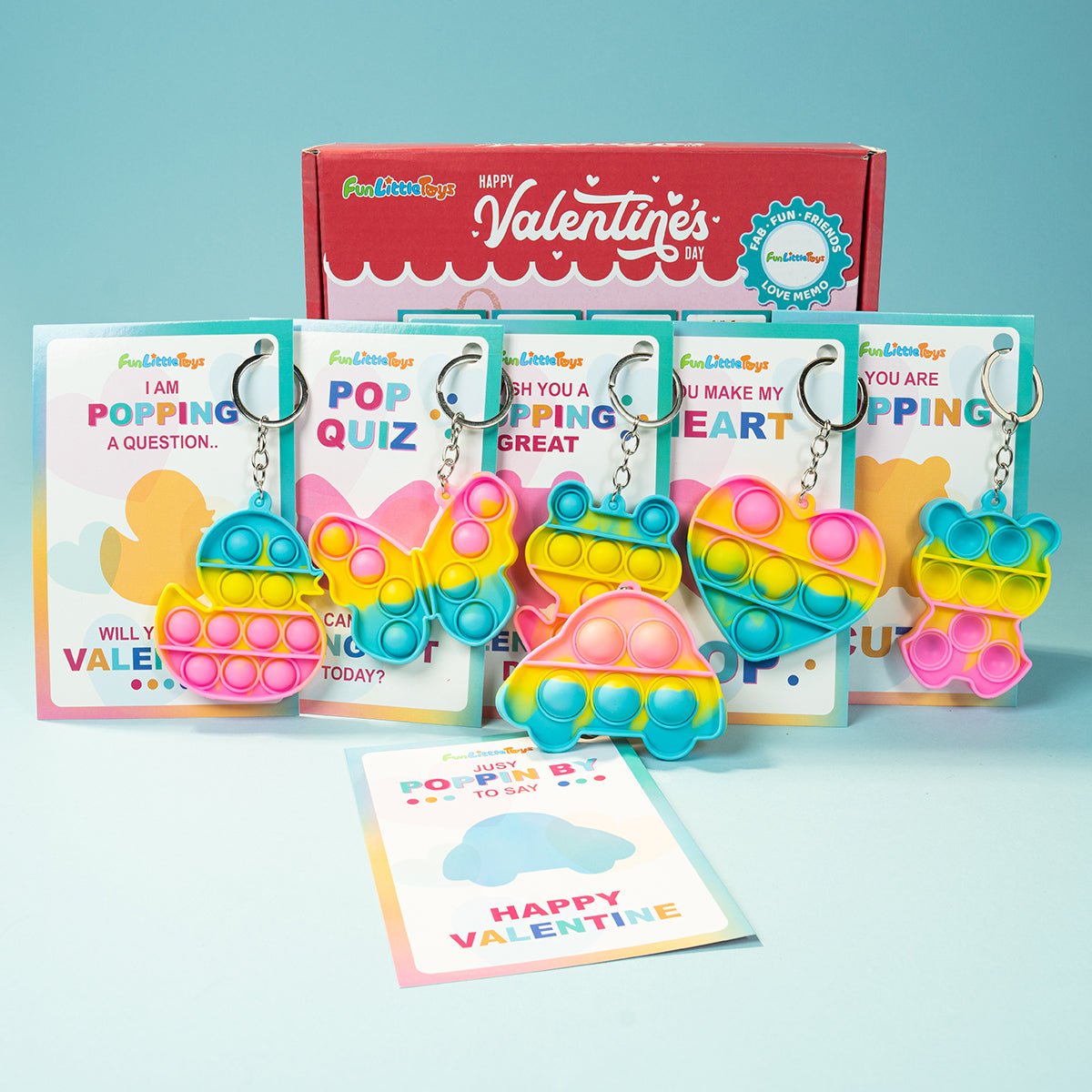 Pop It Valentines Toys and Cards for Kids - Wholesale | Fun Little Toys ...