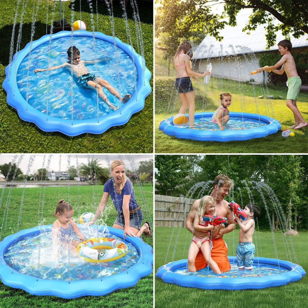 60 Inches Splash Pad for Kids | Fun Little Toys – funlittletoys