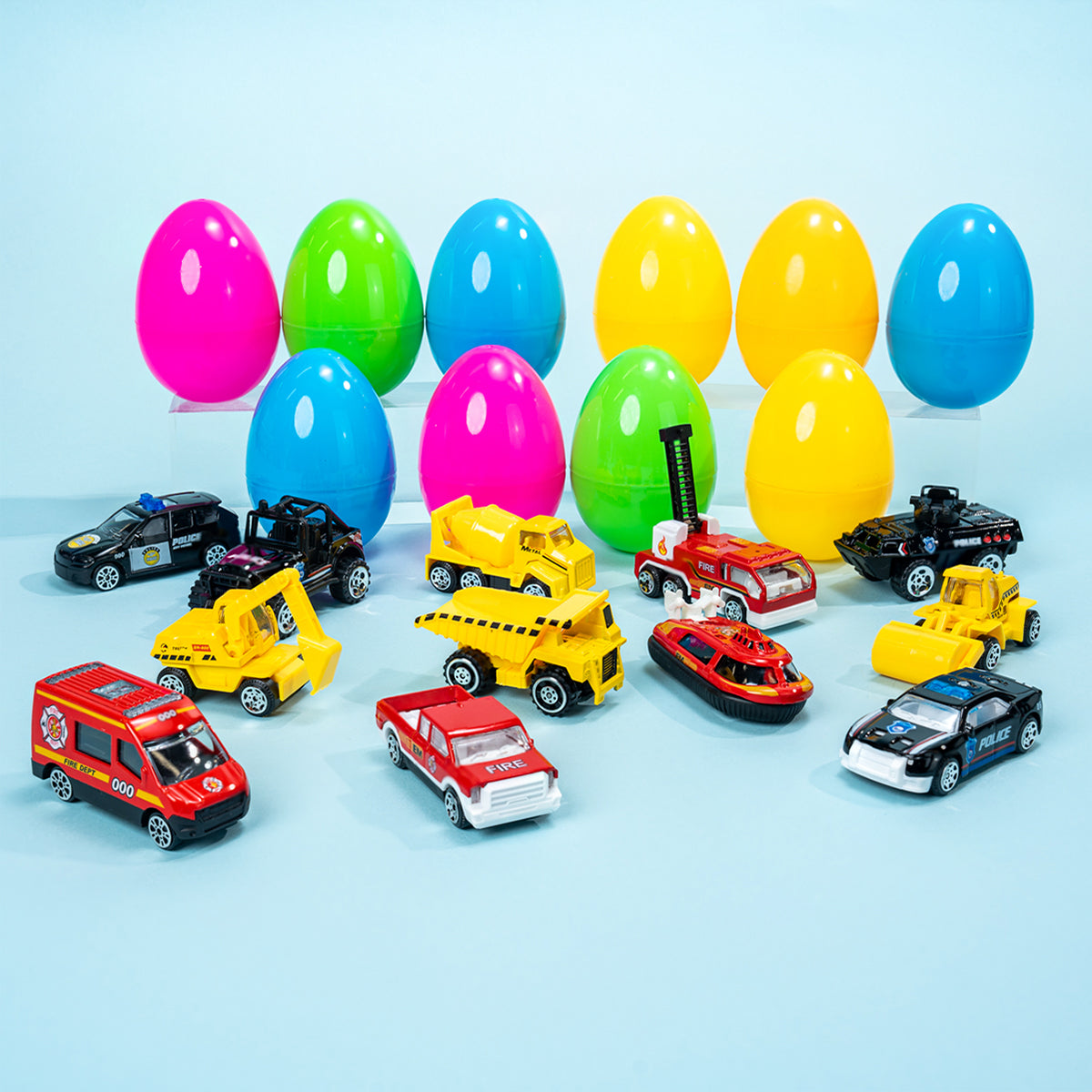 Easter Egg Fire Police Cars｜Fun Little Toys – funlittletoys