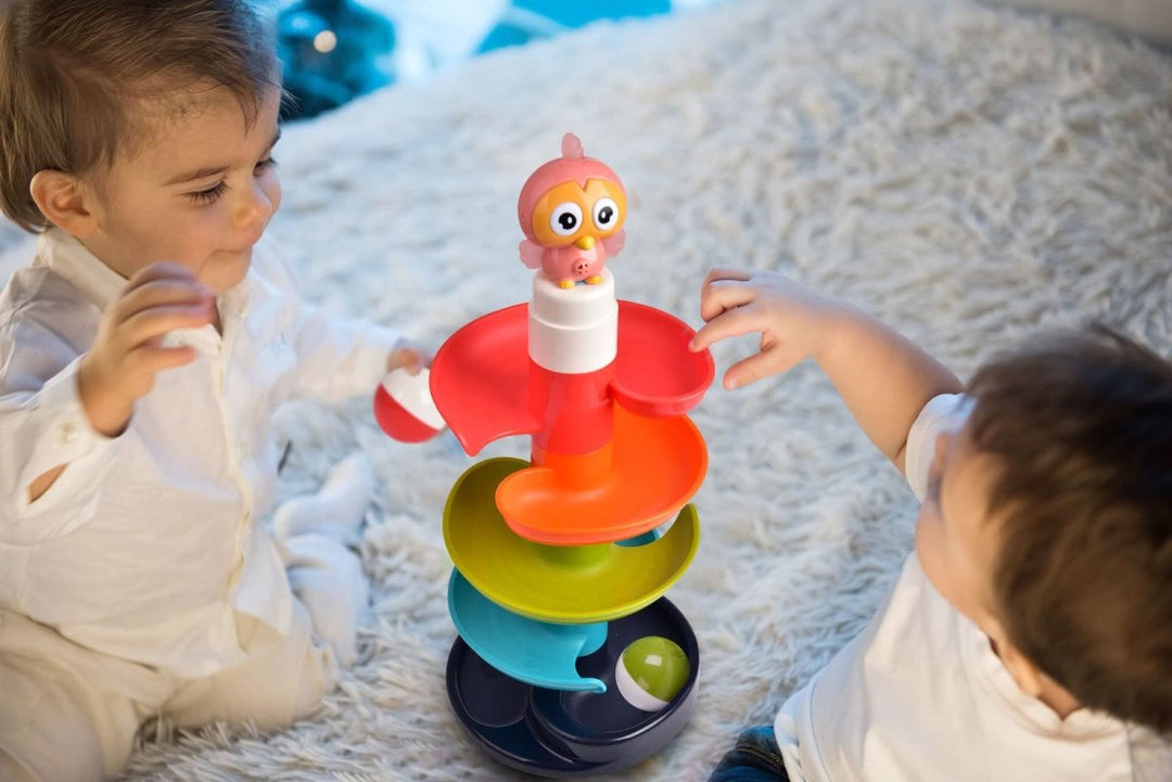 5-Tier Ball Drop Tower for Toddlers l Fun Little Toys – funlittletoys