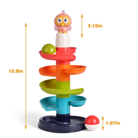 5-Tier Ball Drop Tower for Toddlers l Fun Little Toys – funlittletoys
