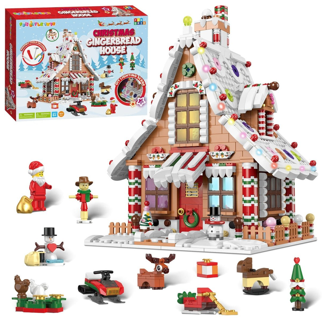 Christmas Gingerbread House Building Blocks | Fun Little Toys ...
