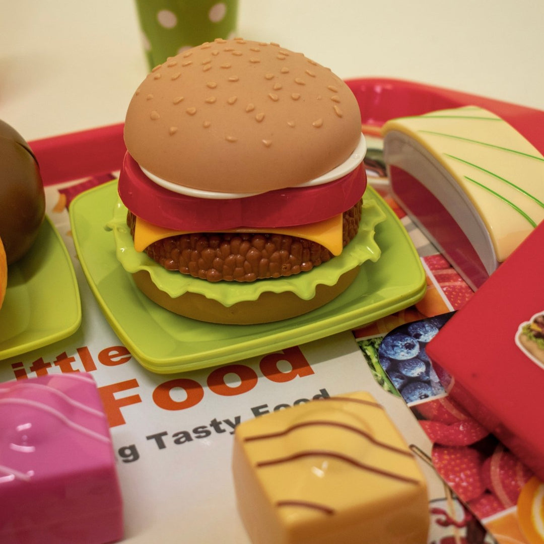 Fast Food Pretend Playset | Fun Little Toys – funlittletoys