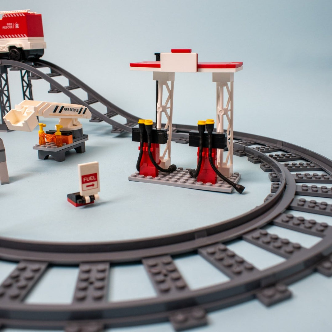 Fire Station with Train Tracks | Fun Little Toys – funlittletoys