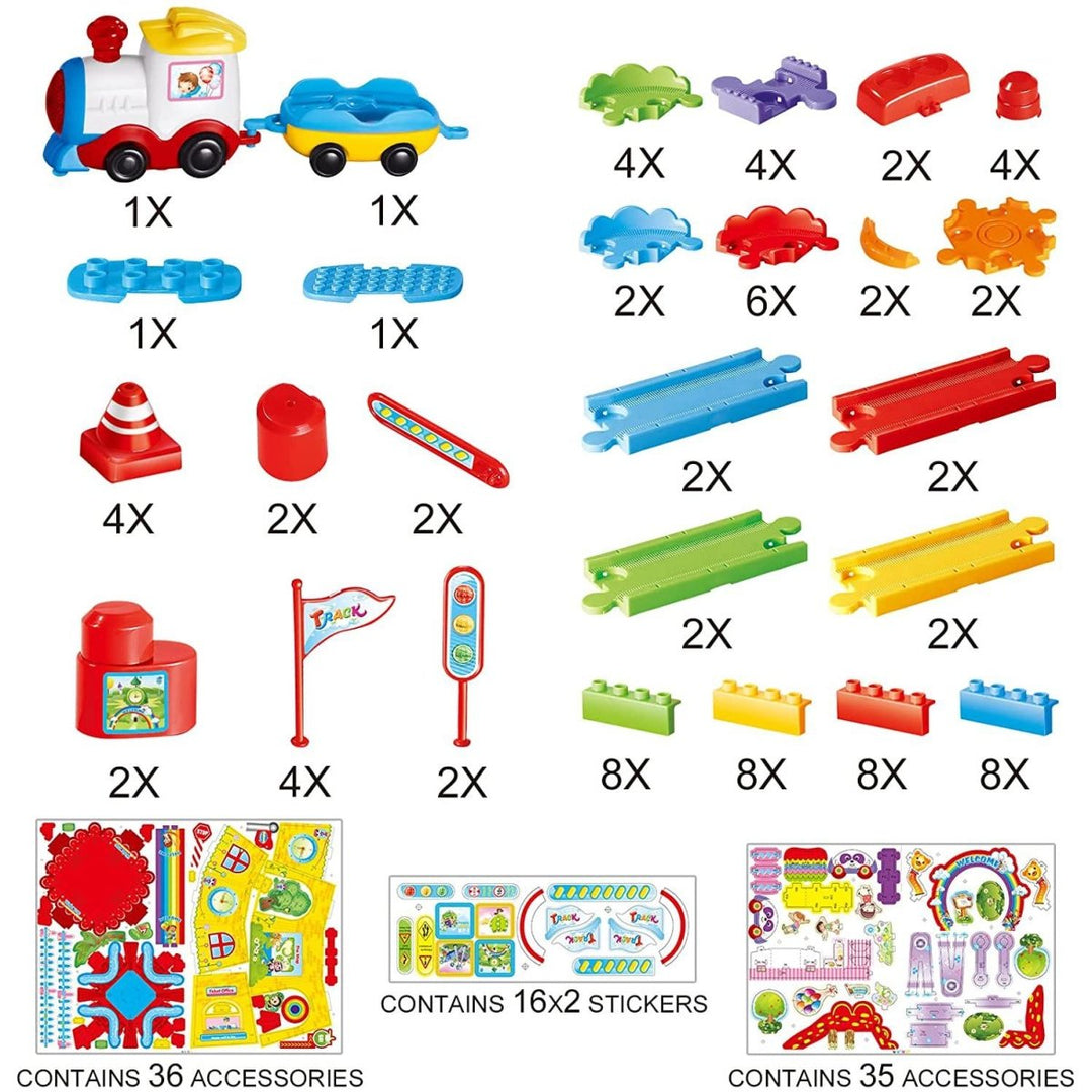 Kids Train Sets with Flexible Railway Build Sets | Fun Little Toys ...