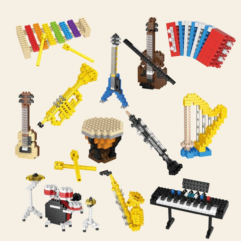 Music Themed Mini Building Blocks l Fun Little Toys – funlittletoys