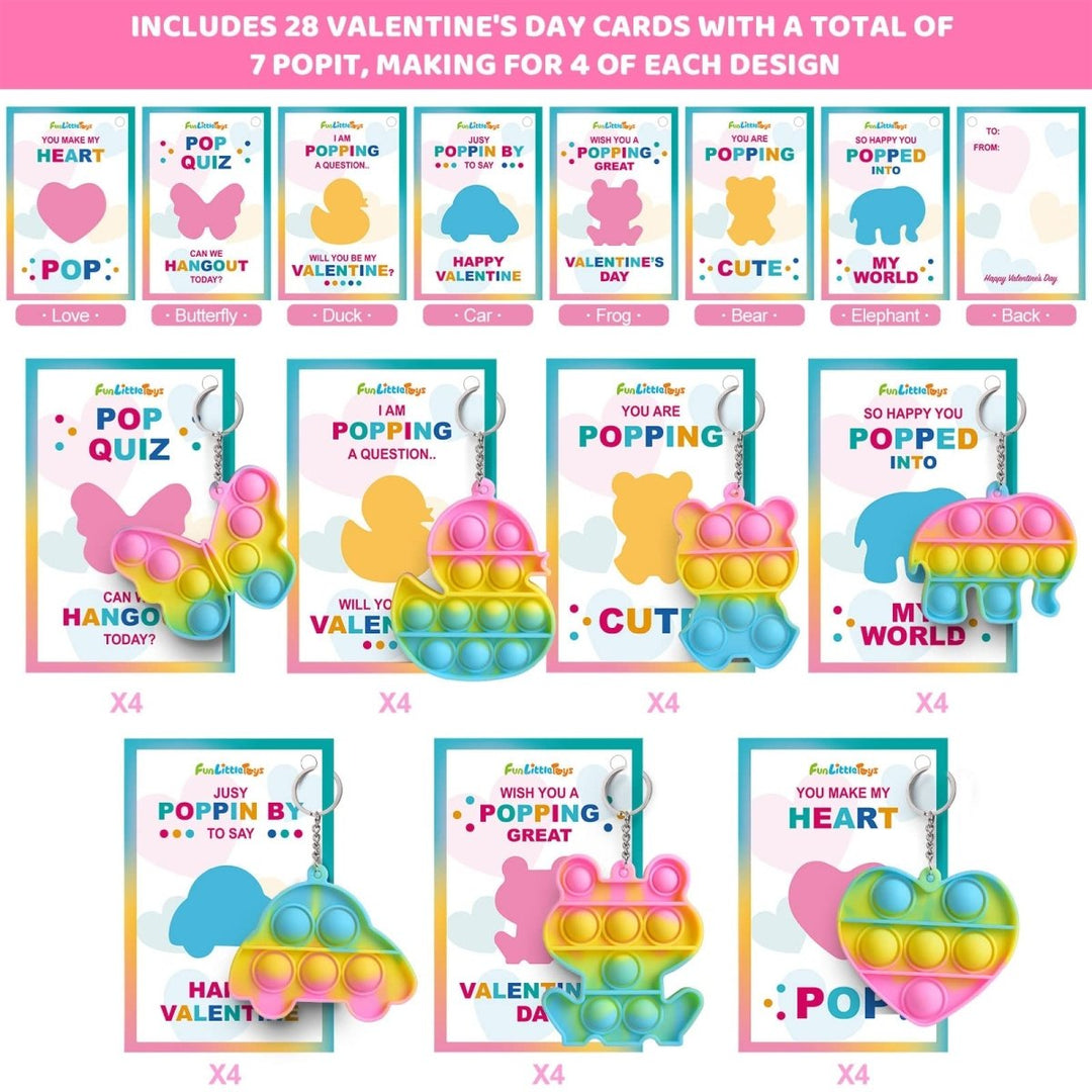 Pop It Valentines Toys and Cards for Kids | Fun Little Toys – funlittletoys