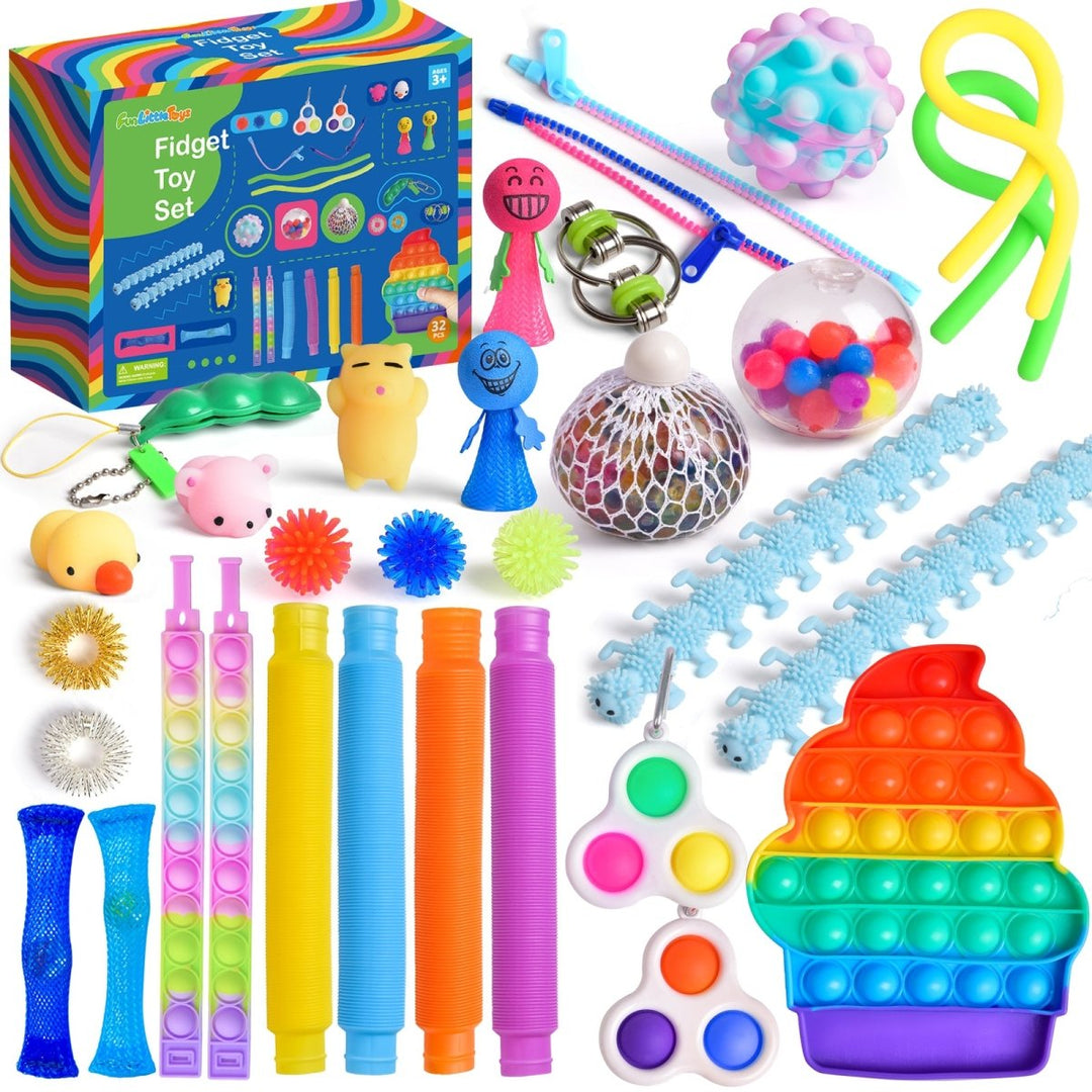 Sensory Fidget Toys Set 32 pcs | Fun Little Toys – funlittletoys