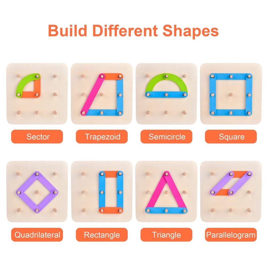 Wooden Peg Board Puzzle l Fun Little Toys – funlittletoys