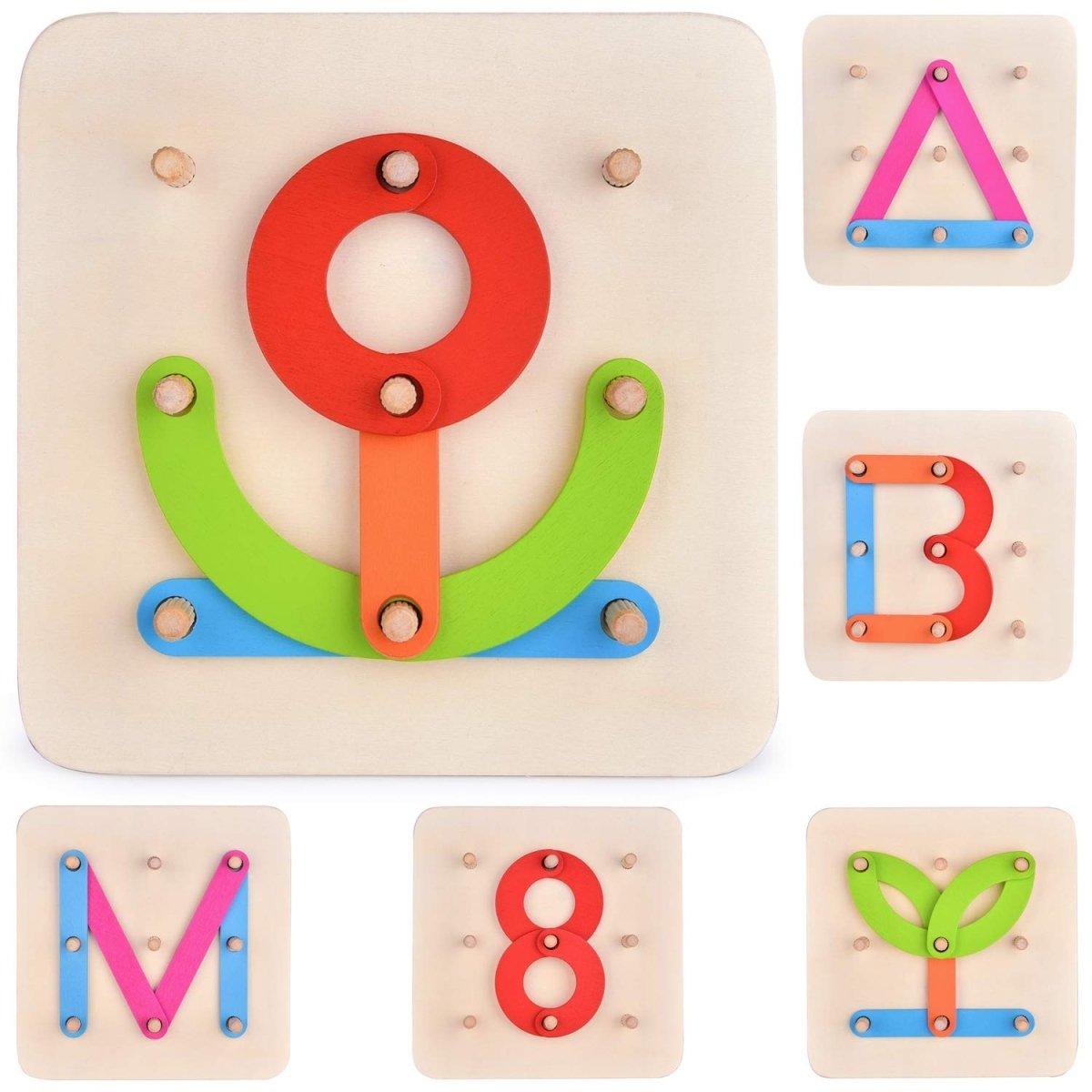 Wooden Peg Board Puzzle-Wholesale | Fun Little Toys Business ...